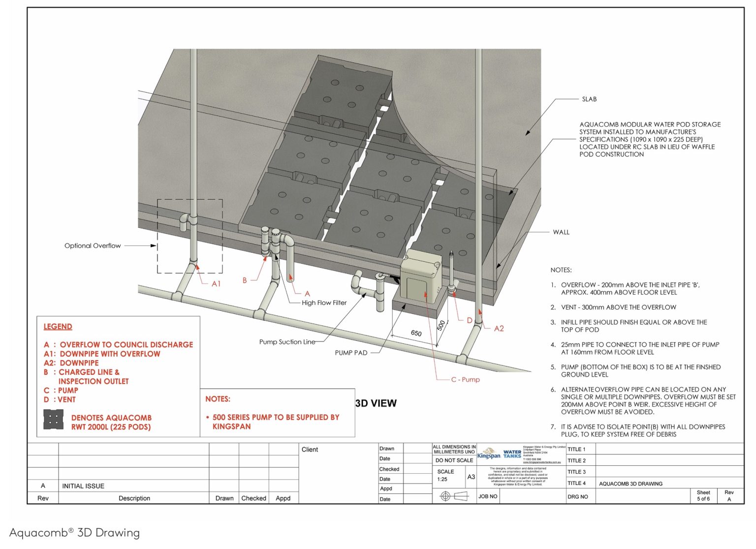 Product Information - Aquacomb | Not Your Usual Rainwater Tank